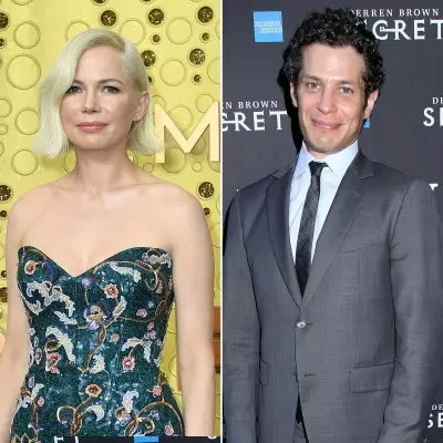 Michelle Williams e Thomas Kail Fidanzamento e gravidanza