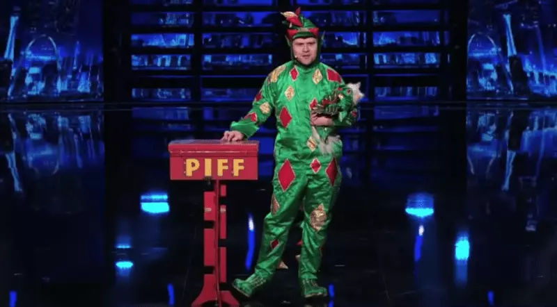 Piff The Magic Dragon Performs On America's Got Talent