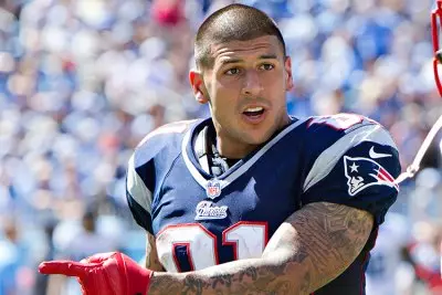 aaron hernandez getty images