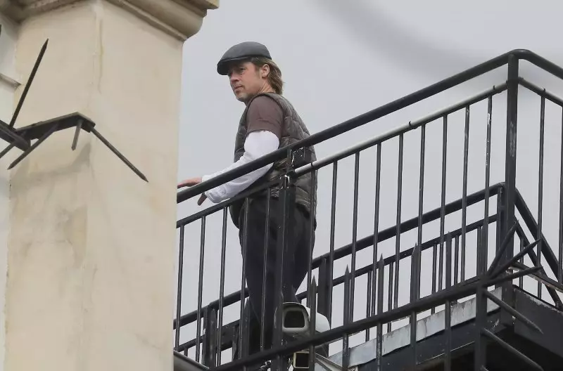 brad pitt à paris