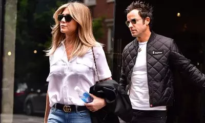 ujennifer aniston ujustin theroux getty