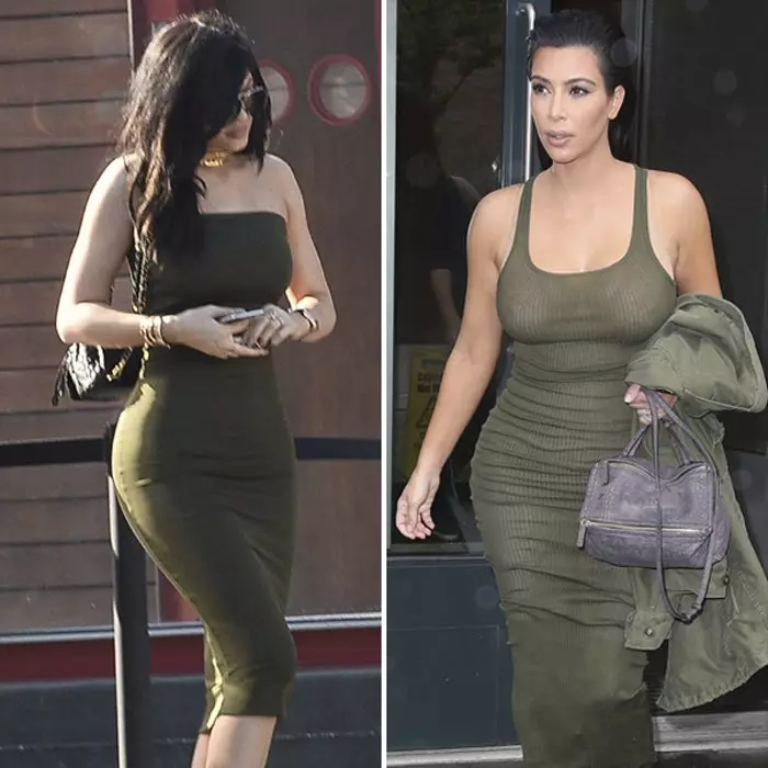 kylie-jenner-ኪም-ካርዳሺያን-አረንጓዴ-አልባሳት-ስፕላሽ-ጌቲ