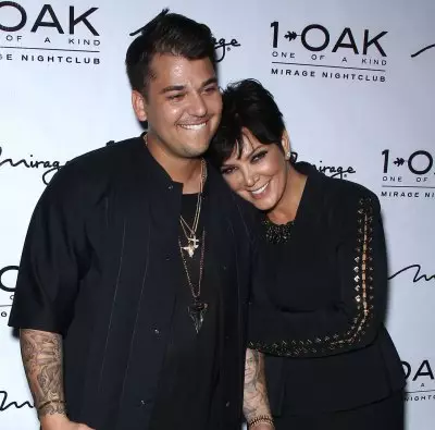 rob kardashian kris jenner splash