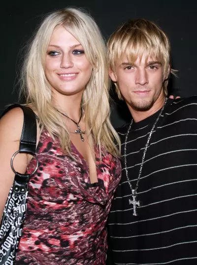 aaron carter adik leslie