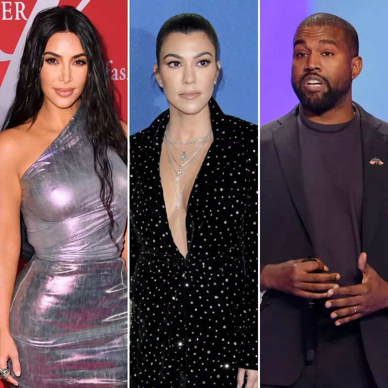 Kim Kardashian, Kanye West Evlilik Dramının Ortasında Kourtney'e Dayandı