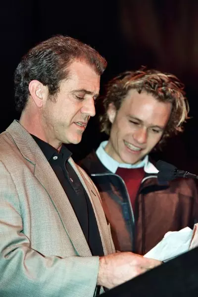 Heath ledger ma mel gibson getty images