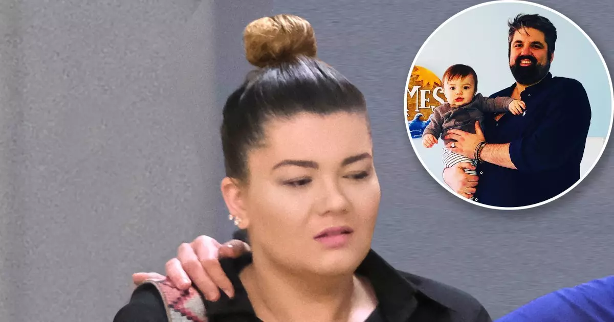 Amber Portwood naj bi udarila Andrewa Glennona, ko je zadnji božični večer držal otroka Jamesa v novem posnetku