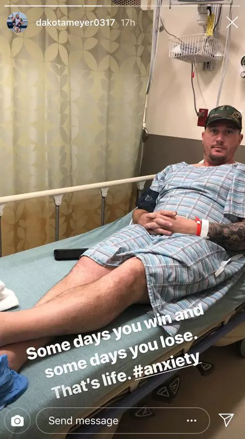 Dakota Meyer Teen Mom OG Star hospitalizada