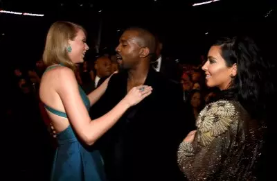 kim kardashian kanye west taylor swift immagini di getty