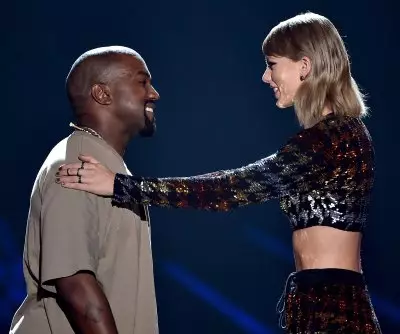 kanye west taylor swift getty attēli