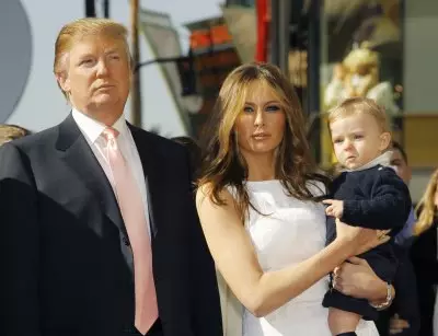 donald melania barron trump - getty