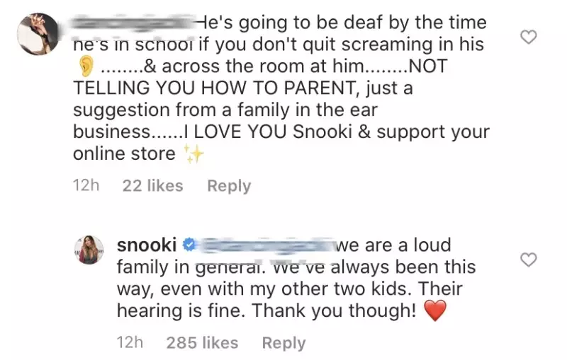 Snooki Instagram'da Troll'e Geri Döndü