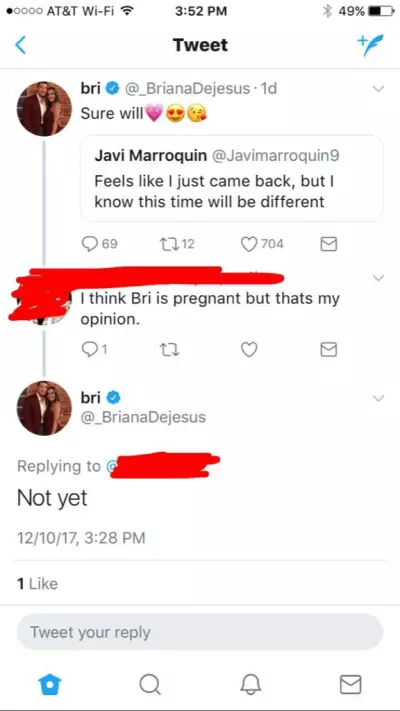 briana dejesus ٹویٹ