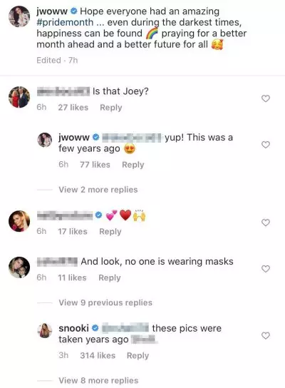 Snooki står opp for JWoww etter at hun insisterer på at hun er sosial distansert etter tilbakevendende bilder Instagram-kommentarer