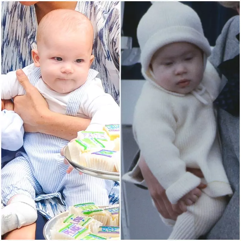 Il-Prinċep Harry u l-Prinċep Archie Twinning Baby Pics 5