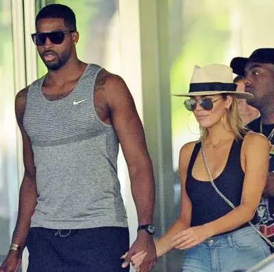 khloé kardashian Tristan Thompson šļakatas