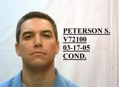 foto policial de scott peterson - salpicadura
