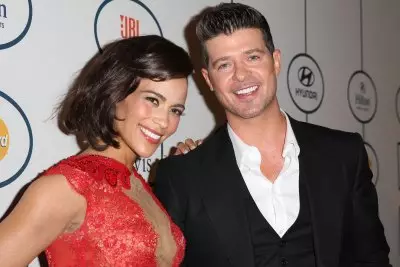 robin thicke paula patton getty