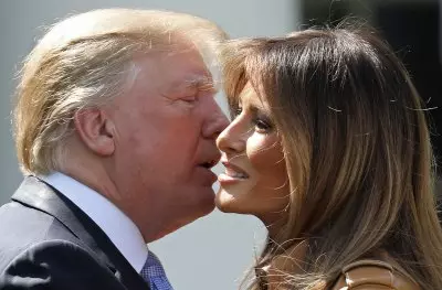 Donald og Melania Trump