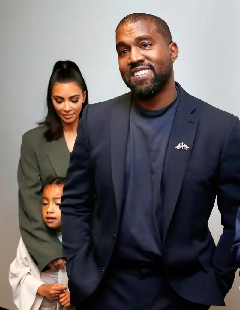 Kim Kardashian, Kanye West kaj Daughter North