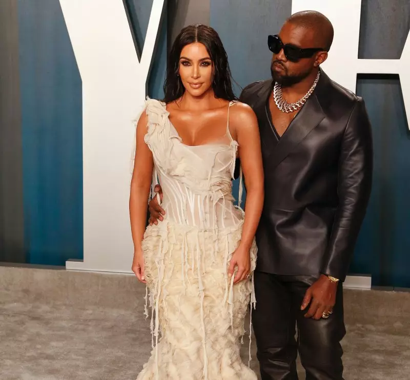 Kanye West in Kim Kardashian