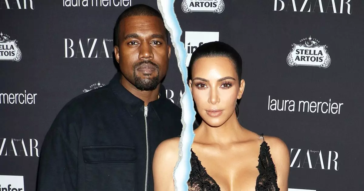 Konec je! Kim Kardashian je vložila tožbo za ločitev od Kanyeja Westa