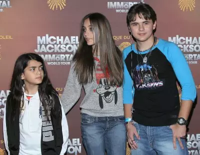 Blanket, Paris e Prince Jackson Getty imaxes