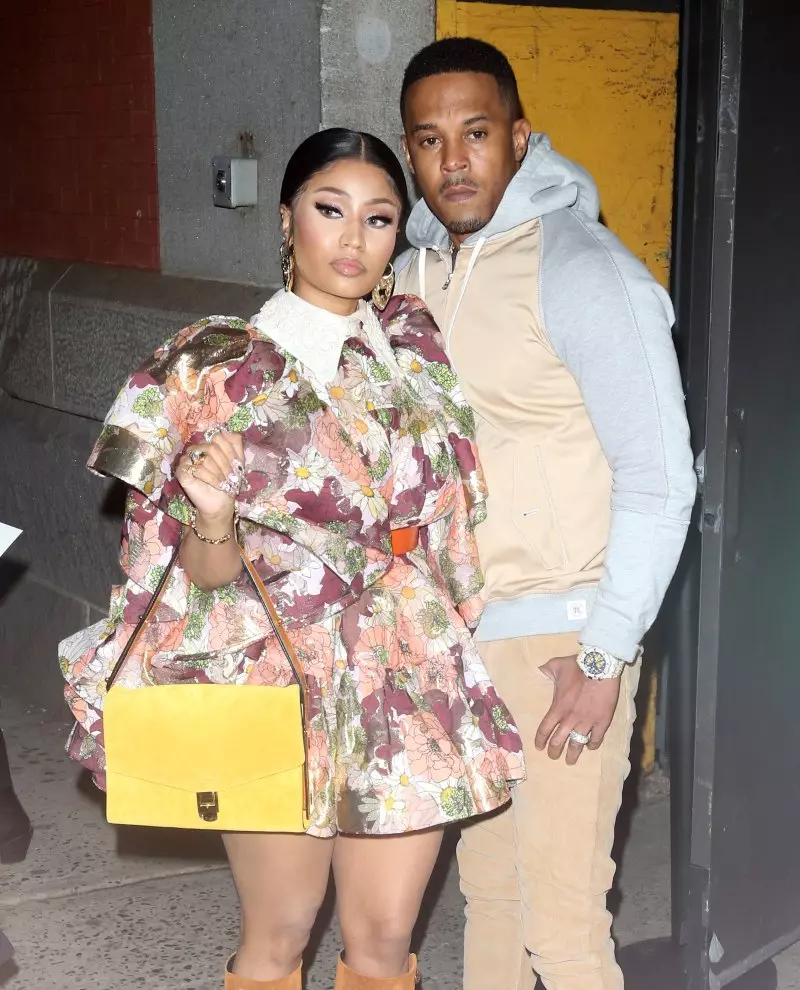 Nicki Minaj bere senarra Kenneth Pettyrekin NYFW-n