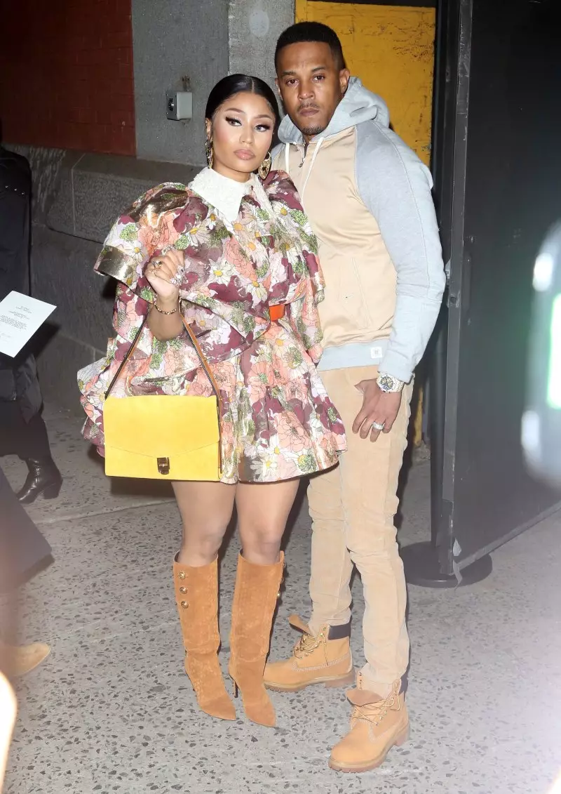 Nicki Minaj bere senarra Kenneth Pettyrekin NYFW-n