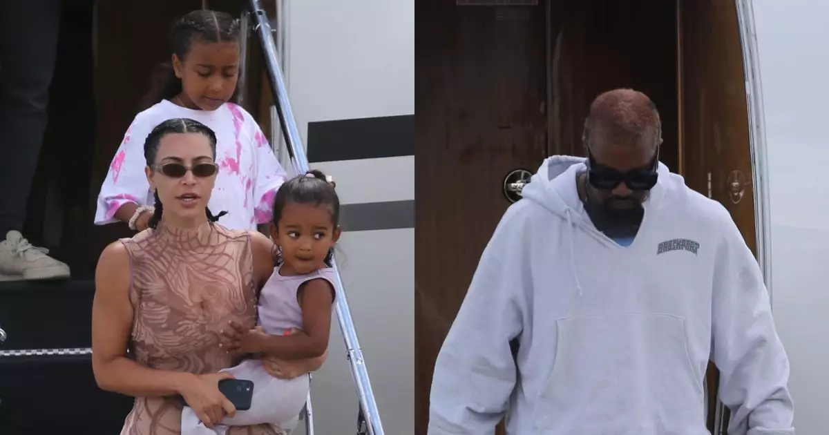 Kim Kardashian et Kanye West reviennent de vacances en famille au milieu d'un drame