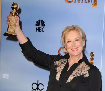 meryl streep globes ສີທອງ