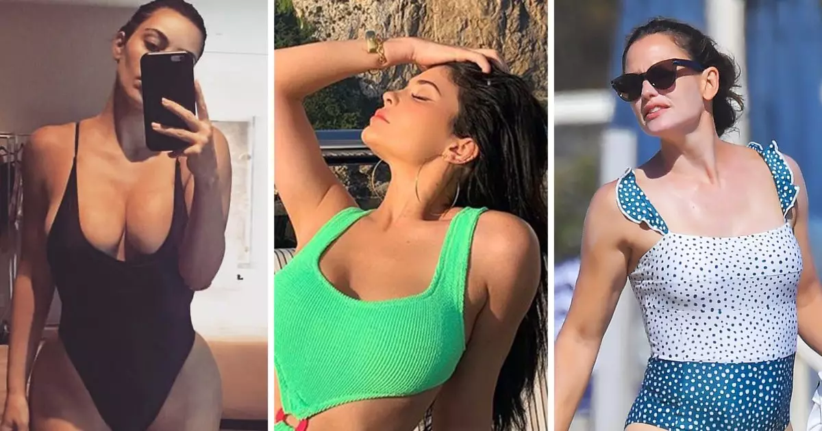 Kim Kardashian, Kylie Jenner ak plis zetwal ki Rock yon sèl-Piès ben