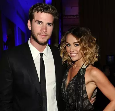 miley cyrus liam hemsworth getty 圖片