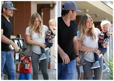 Hilary Duff mike comrie luca imagens getty