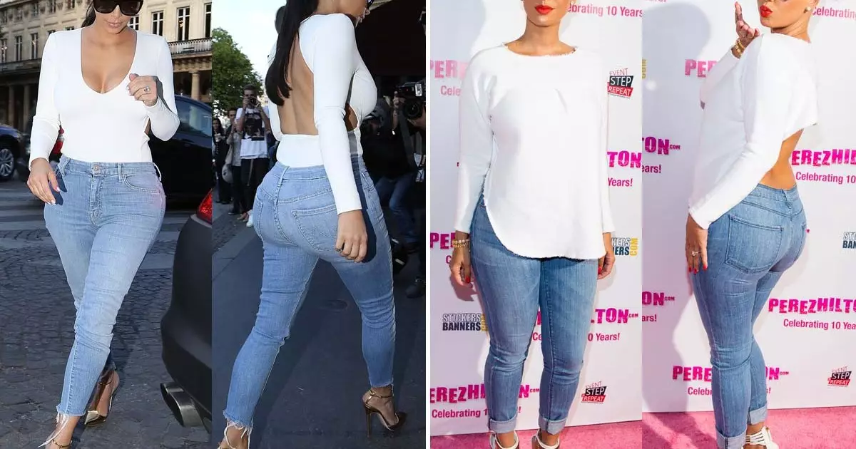 Aner Klone?! 6 Mol Amber Rose War Just a Kim Kardashian Kopykat - In Touch Weekly