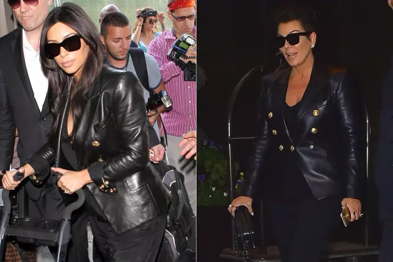 kris-jenner-kim-kardashiani stiilis