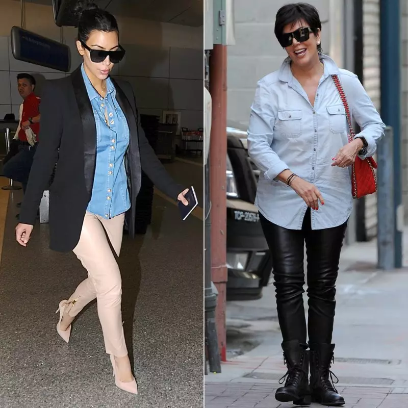 kris-jenner-kim-kardashian-denim-kůže