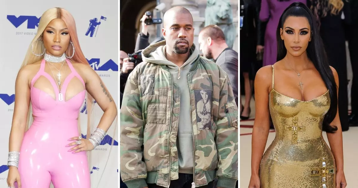 Nicki Minaj Kata Kanye Menembak Kerjasama Yeezy Kerana Kim Kardashian