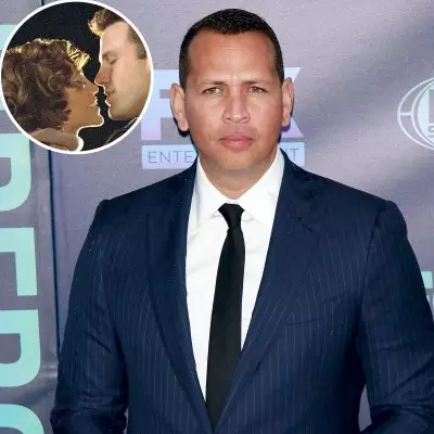 Ben Affleck Jennifer Lopez Soenfoto's pla Alex Rodriguez