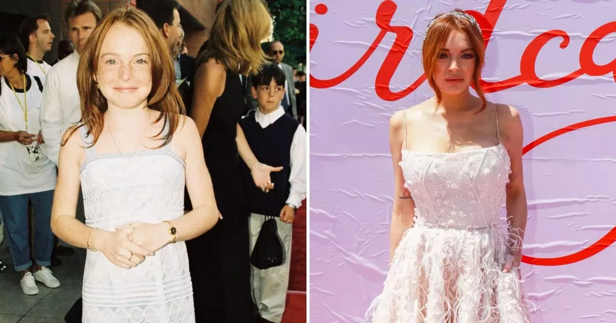 Découvrez la transformation de Lindsay Lohan d'enfant star en reine de retour