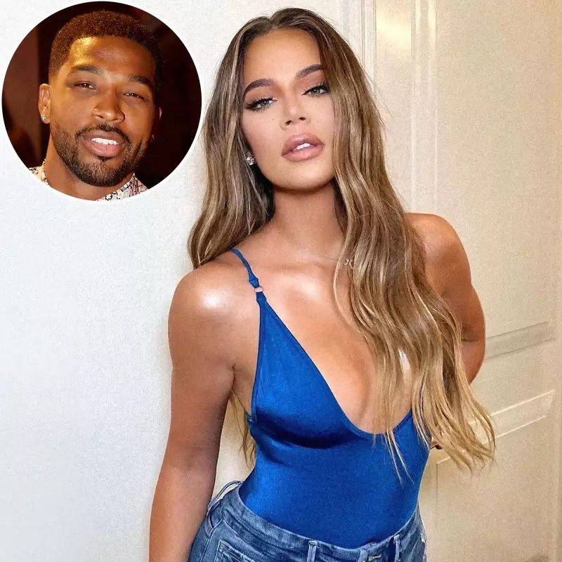 Khloe Kardashian sågs bära en massiv diamantring med finger som väcker rykten om Tristan förlovning