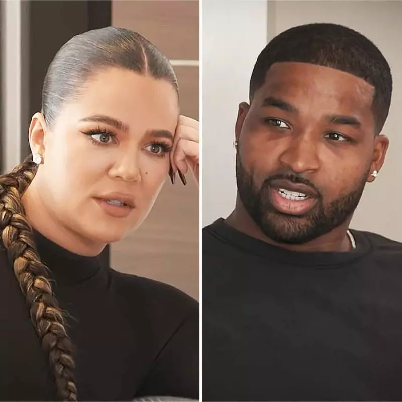 Khloe Kardashian og Tristan Thompson hættu aftur eftir djammkvöld hans á Bel Air hótelinu