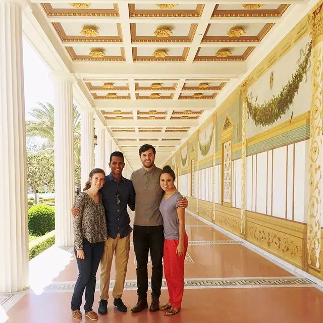 Jinger u Jeremy Vuolo Poża Ma' Herald u Deborah Gandi fil-Getty Villa