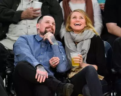 រូបថតរបស់ Cameron Diaz benji madden Getty