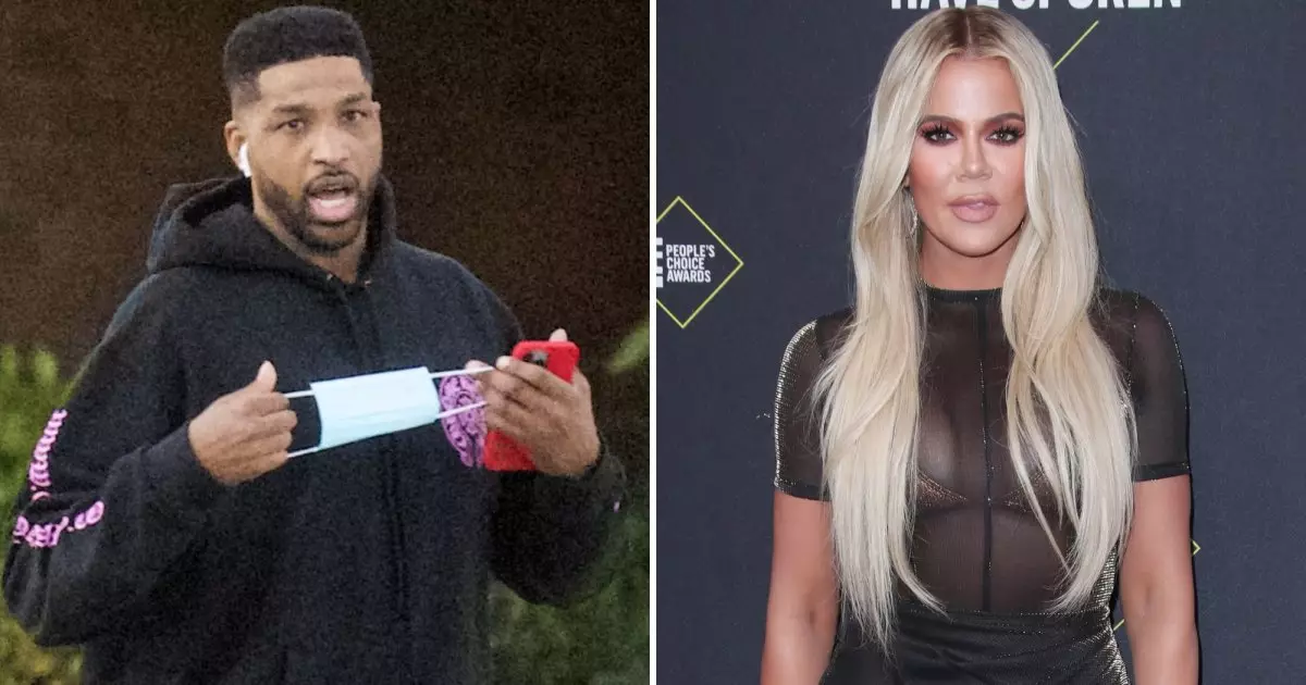 De konversaasjes fan Tristan en Khloe binne 'koart en beheind' te midden fan babynijs