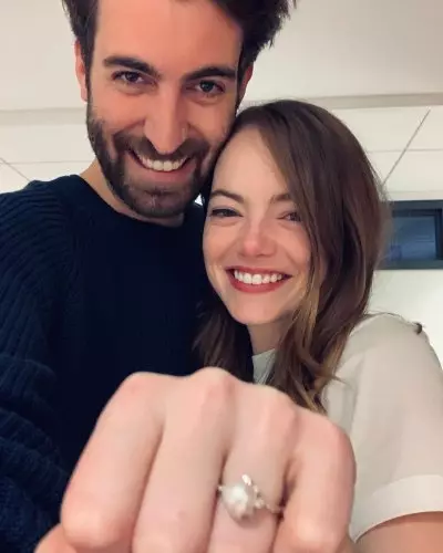 Emma Stone en Dave McCary ferloofd