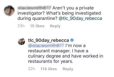 '90 Day Fiance'-ster Rebecca deelt nieuwe carrière nadat ze privédetective was: 'Ik heb een culinaire graad'