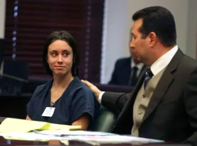 Casey Anthony i adwokat w sądzie