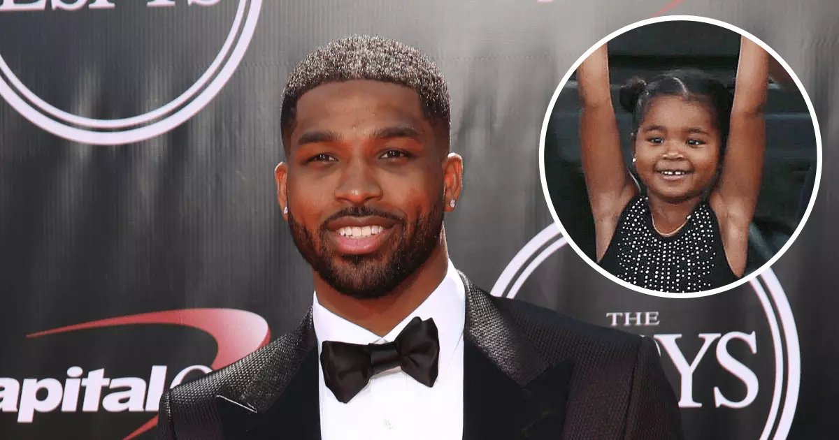 Tristan Thompson kötelékbe kerül a lányával True Amid Paternity Botrány: Ritka kép